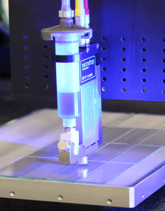 Material Deposition Of Technical Fluids From Pico To Nanoliter